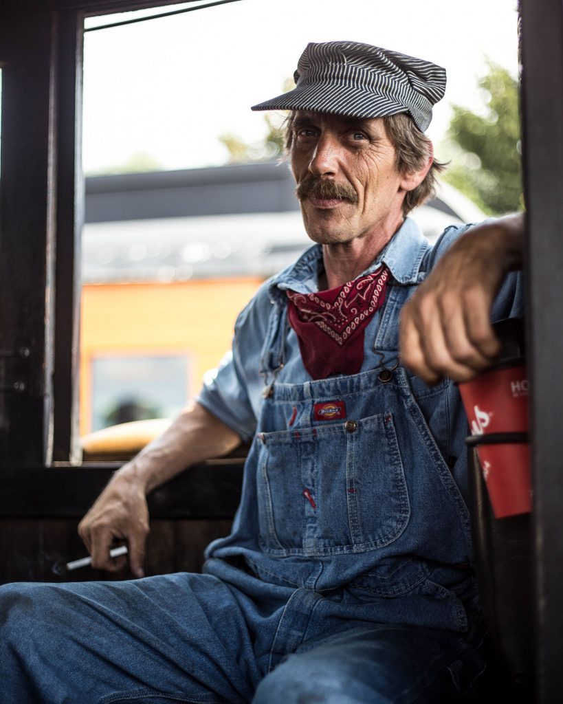 Train Man – Aidan Lindamood Photography